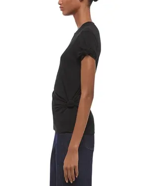 Helmut Lang Knot Baby Tee - Black