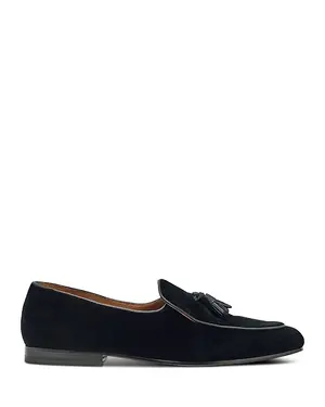 REISS Velvet Belgian Loafers