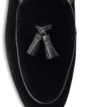 REISS Velvet Belgian Loafers
