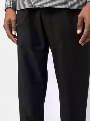 Herno Drawstring-waist Straight-leg Trousers - Black
