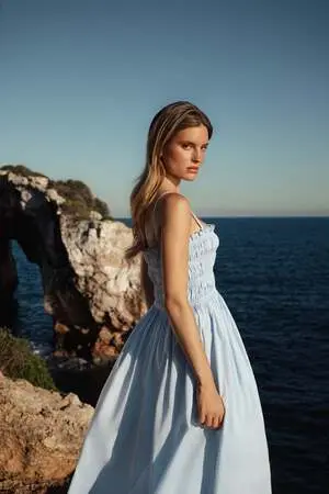 MandiBreeze Iris Dress - Blue