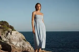 MandiBreeze Iris Dress - Blue