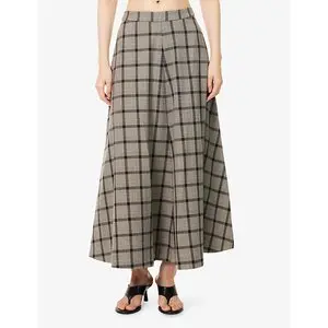 REFORMATION Pattern Woven Maxi Skirt