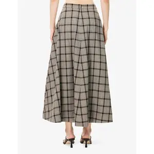 REFORMATION Pattern Woven Maxi Skirt