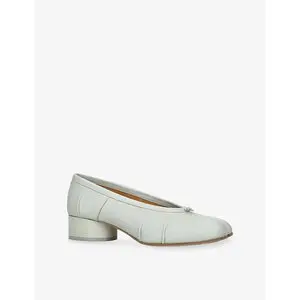 MAISON MARGIELA Tabi Ballerina 30 Leather Pumps - Bone