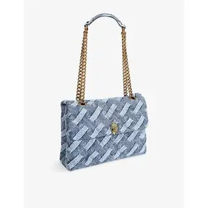 Kurt Geiger Kensington Large Shoulder Bag - Denim