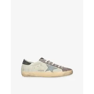 GOLDEN GOOSE Super-star Suede Trainers - Bone/comb