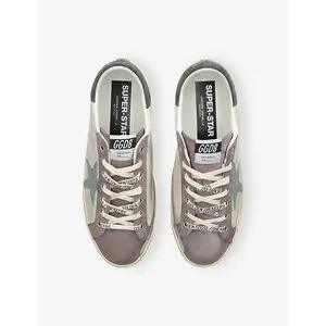 GOLDEN GOOSE Super-star Suede Trainers - Bone/comb
