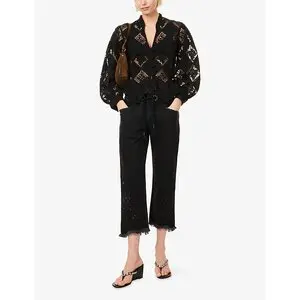 Isabel Marant Étoile Alison Broderie Denim Jeans