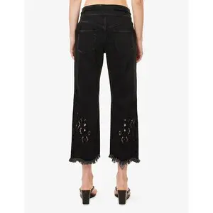 Isabel Marant Étoile Alison Broderie Denim Jeans