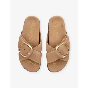 Sam Edelman Darla Suede Sandals - Tan