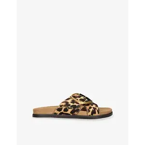 Sam Edelman Darla Leather Sandals - Black/comb
