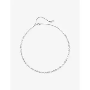 Messika Messika D-Vibes Small 18ct Gold And 1ct Diamond Necklace White