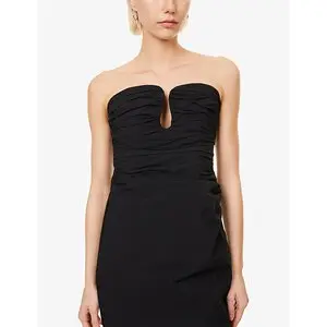 Shona Joy Campbell Strapless Maxi Dress