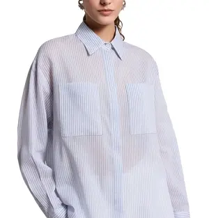 Peserico Striped Patch Pocket Shirt