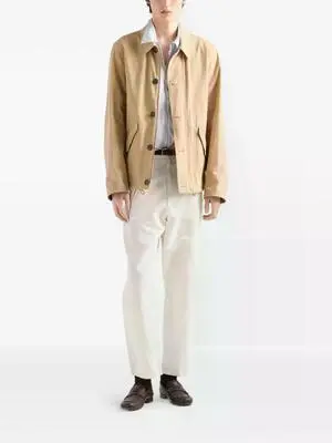 Prada Quilted Cotton Jacket With Drawstring Hem
