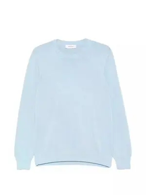 GRAN SASSO Long-sleeve Crew-neck Sweater - Blue