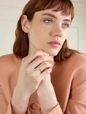MELISSA JOY MANNING Freeform 14-karat Moonstone And Diamond Ring