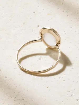 MELISSA JOY MANNING Freeform 14-karat Moonstone And Diamond Ring