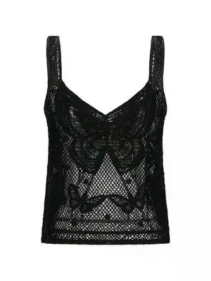 Blumarine Macramé Top