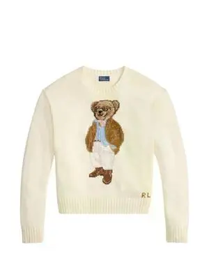 Polo Ralph Lauren Bear-embroidered Sweater