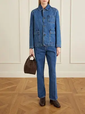 Loro Piana Cotton And Silk-blend Denim Jacket
