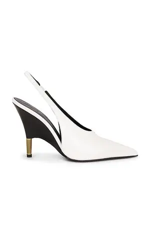 Khaite Bella 100 Slingback Pump - Chalk