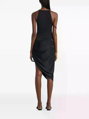 COURREGES Asymmetric Drawstring Skirt