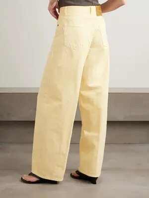 HAIKURE Bethany Mid-rise Wide-leg Jeans - Neutrals