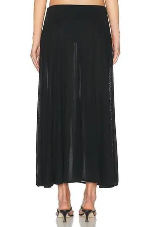 ST. AGNI Fluid Jersey Skirt
