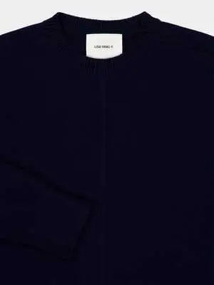LISA YANG Nairi Knitted Cashmere Sweater - Blue