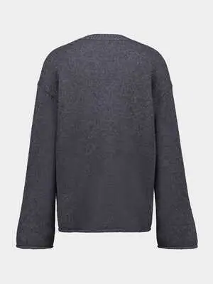 LISA YANG Kristy Cashmere Sweater - Grey
