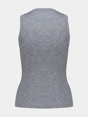 LISA YANG Ina Cashmere Tank Top - Grey