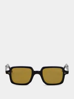 CUTLER AND GROSS Gr02 Rectangle Sunglasses - Black