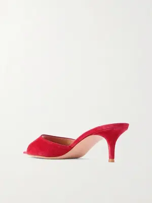 GIANVITO ROSSI Elle 55 Suede Mules