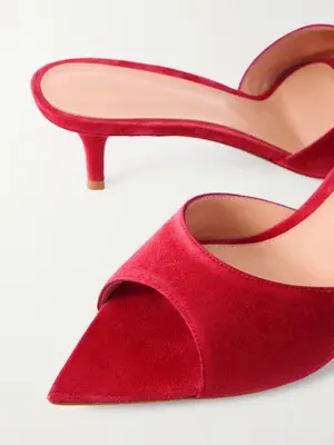 GIANVITO ROSSI Elle 55 Suede Mules