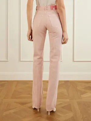 Chloé High-rise Slim-leg Jeans - Pink