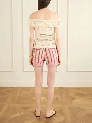 MARANT ETOILE Zaelle Crocheted Cotton-blend Top