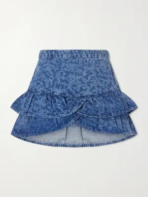 MARANT ETOILE Leyje Ruffled Mini Skirt