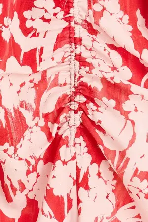 Victoria Beckham Floral-print Stretch-crepe Maxi Dress