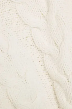 Max Mara Mabel Cable-knit Wool And Cashmere-blend Cardigan