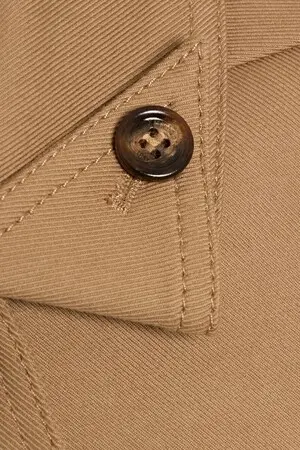 Max Mara Smalto Cropped Cotton-blend Twill Jacket