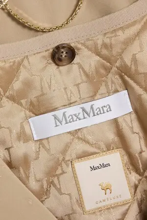 Max Mara Parole Cotton-twill Jacket - Neutral