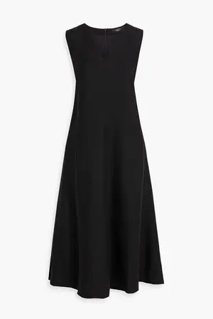Max Mara Egoista Twill Midi Dress