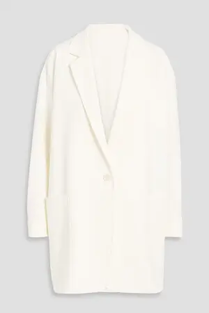 Max Mara Orlaya Wool-Blend Blazer Ecru