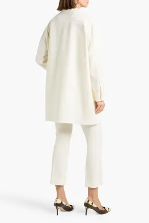 Max Mara Orlaya Wool-blend Blazer - Ecru