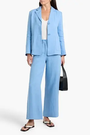 Max Mara Olivia Linen Jacket - Light Blue