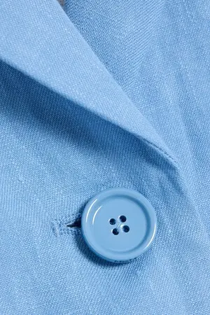 Max Mara Olivia Linen Jacket - Light Blue