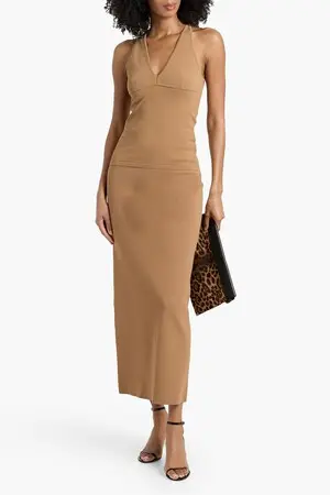 Max Mara Armida Stretch-knit Tank - Camel