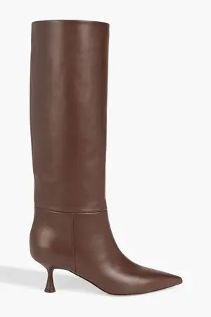 Women's Chocolate Faux Leather Boots